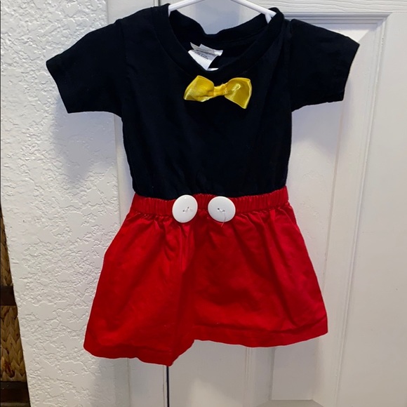 Dresses | Custom Made Mickey Mouse Dress | Poshmark